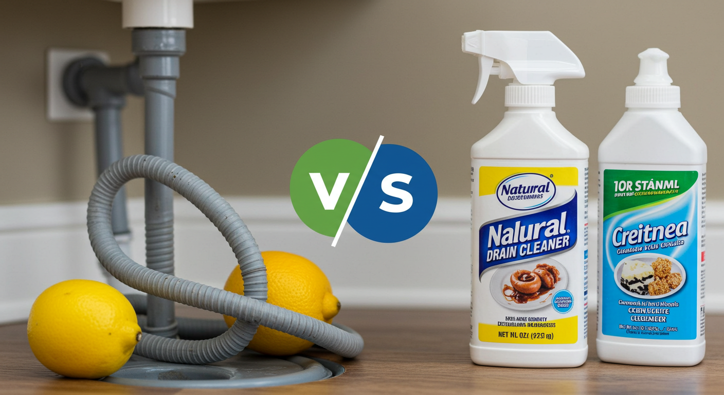Natural vs. Chemical Drain Cleaners: Which is Best for You?